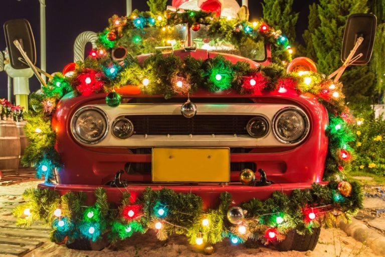How to Decorate Your Car with Christmas Lights (for Parades & Parties ...