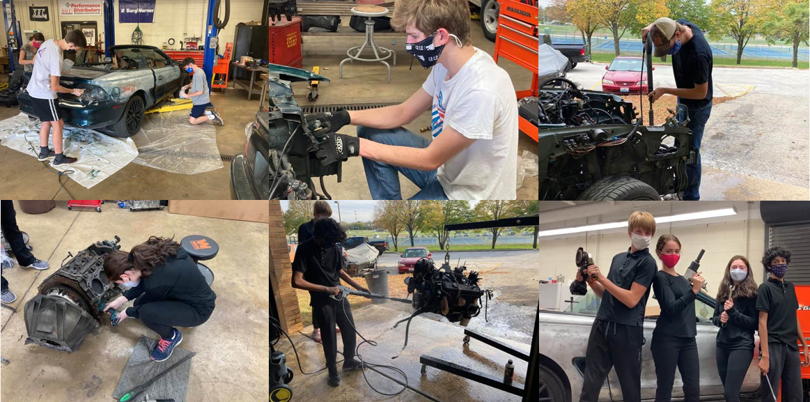 Naperville North Auto Tech: The Build Team Behind the ’95 Mustang GT ...
