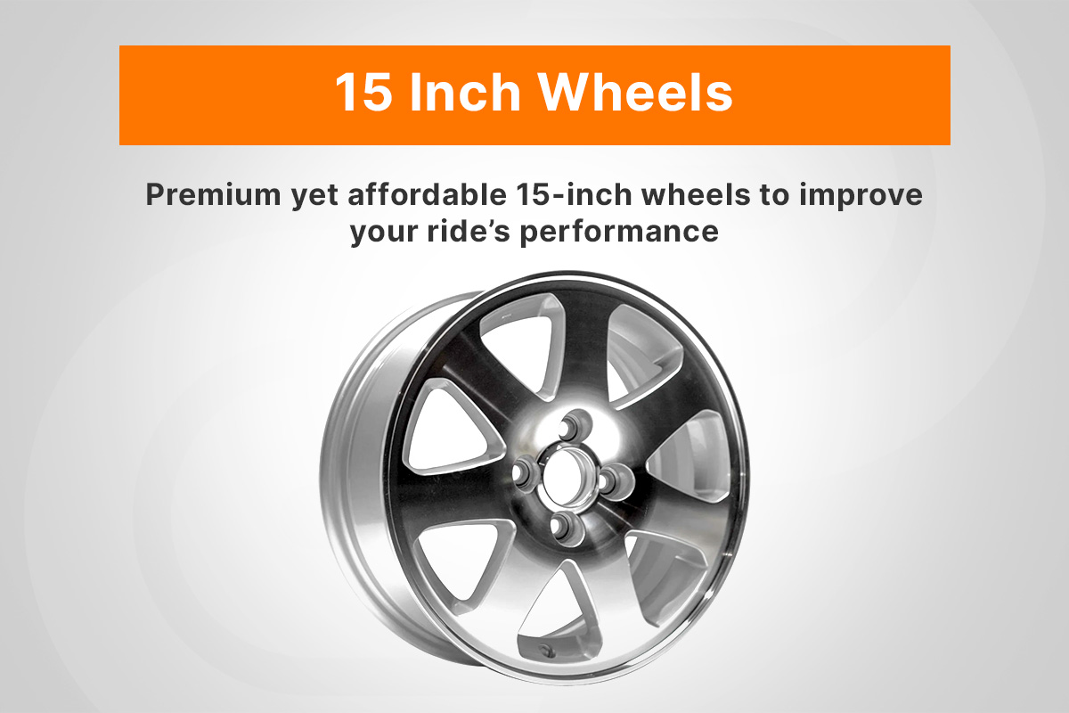 15 Inch Wheels - OE Replacement, Performance | CarParts.com