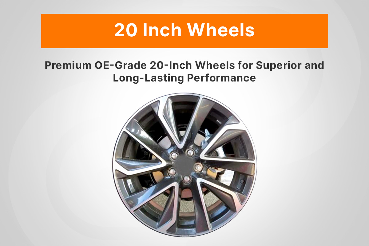 20 Inch Wheels - Silver Finish, Polished Finish | CarParts.com