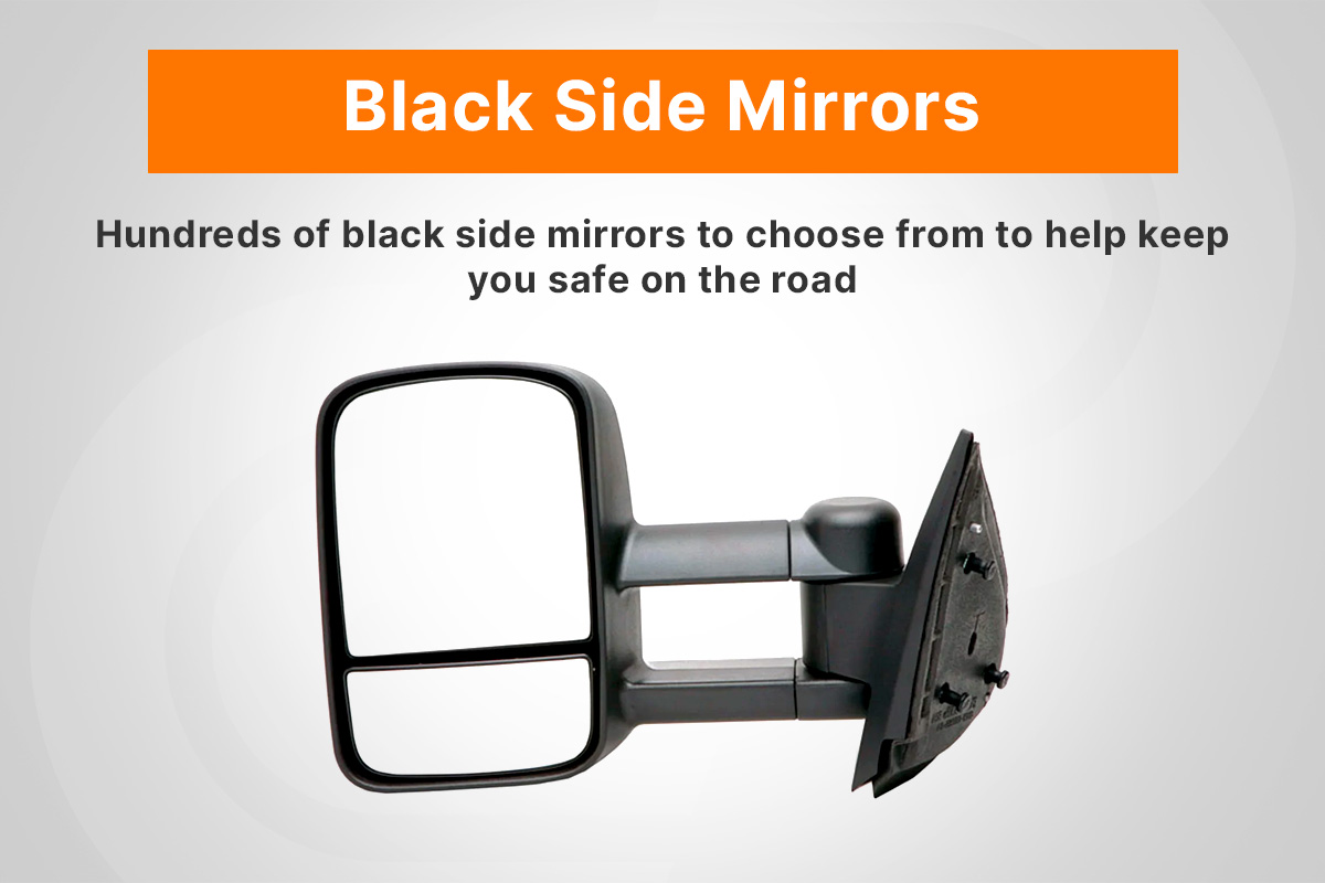 Black Side Mirrors - Driver Side, Passenger Side | CarParts.com