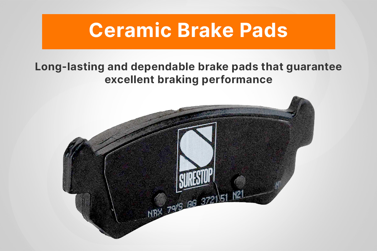 Ceramic Brake Pads - Front, Rear | CarParts.com