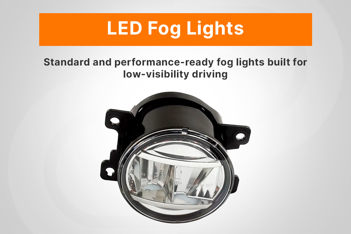 LED Fog Lights - Driver or Passenger Side | CarParts.com