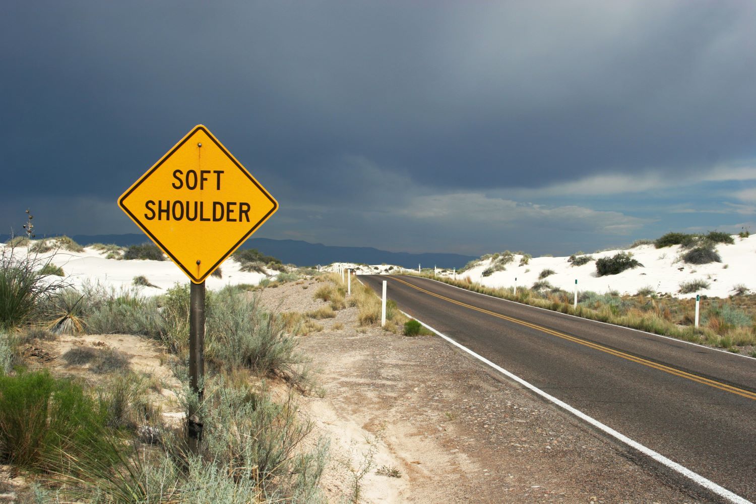 Road Shoulder Signs 101 What They Mean Common Road Shoulder Signs