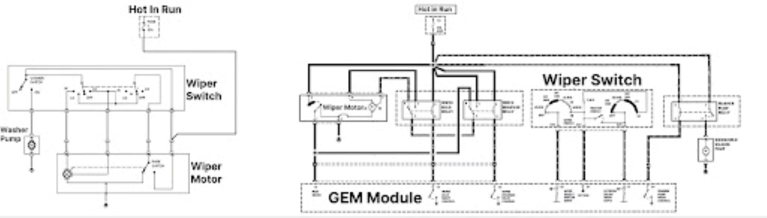 Windshield Wiper Schematics » Wiring Diagram