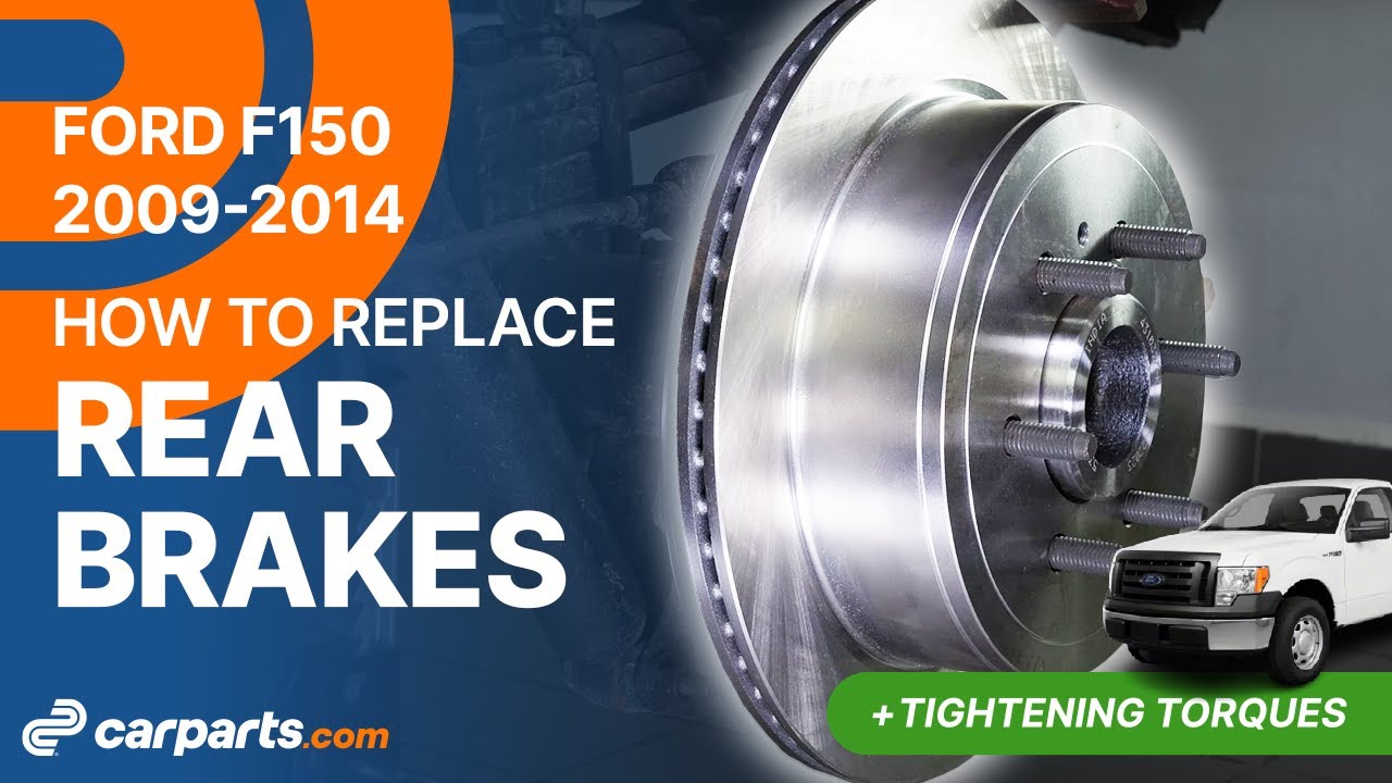 How to Replace Rear Brakes: 2009-2014 Ford F-150 - In The Garage with ...