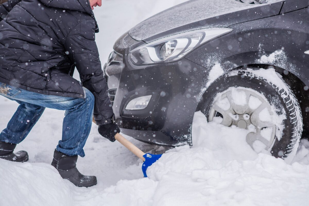 What to Do When Your Car Is Stuck in Snow - In The Garage with CarParts.com
