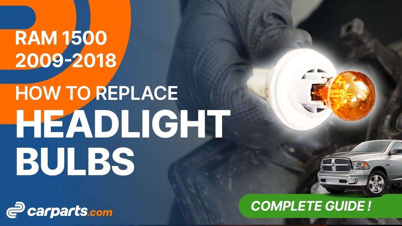 How to Replace Headlight Bulbs: 2009-2018 Dodge RAM 1500 - In The ...