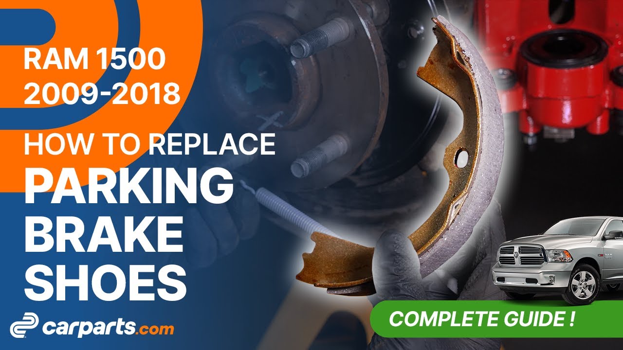 How to Replace the Parking Brake Shoes: 2009-2018 Dodge RAM 1500 - In ...