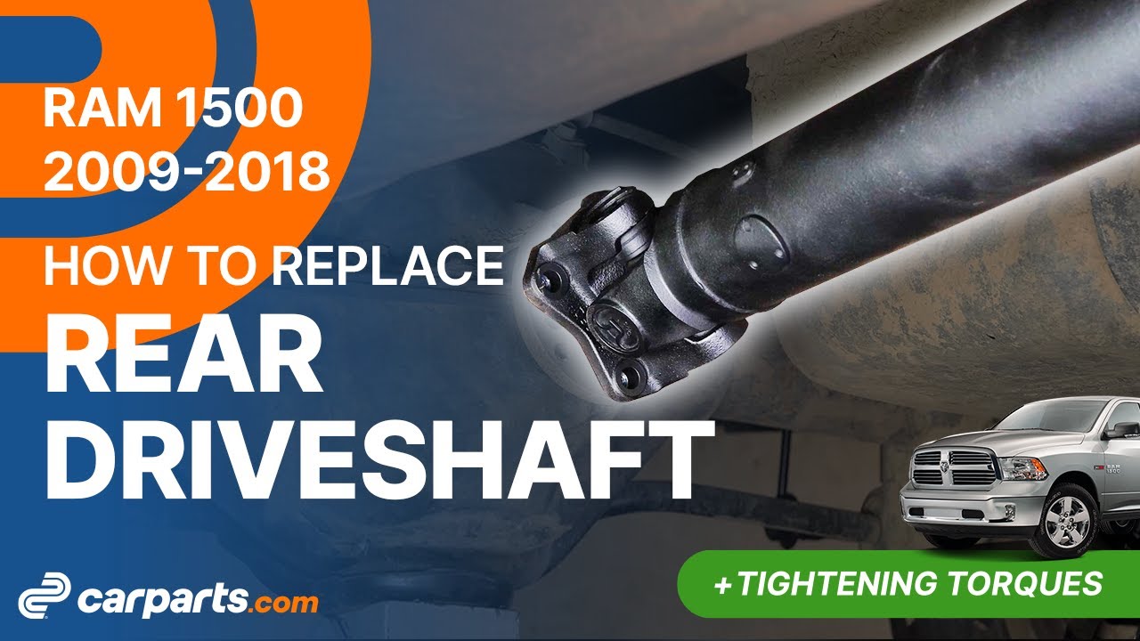 How to Replace Rear Driveshaft: 2009-2018 Dodge RAM 1500 - In The Garage with CarParts.com