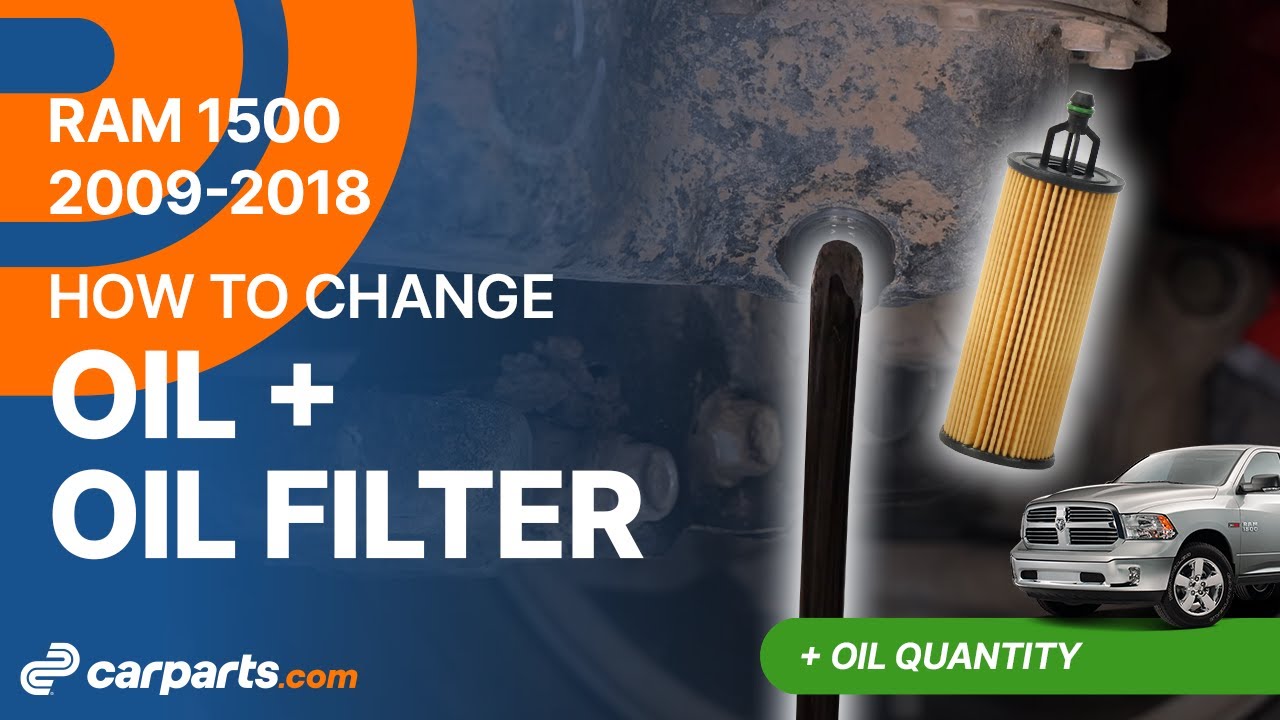 How to Change Oil and Oil Filter: 2009-2018 Dodge RAM 1500 - In The ...