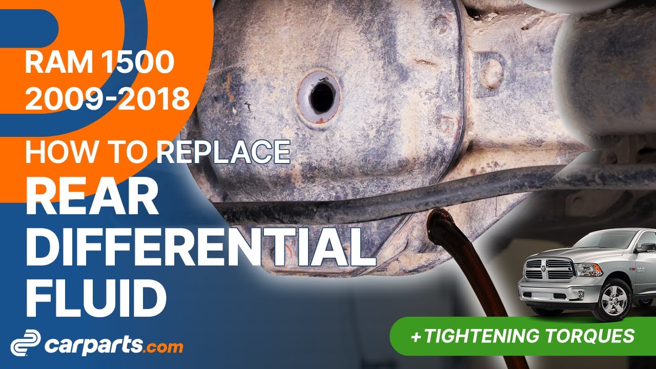 How to Replace Rear Differential Fluid: 2009-2018 Dodge RAM 1500 - In ...