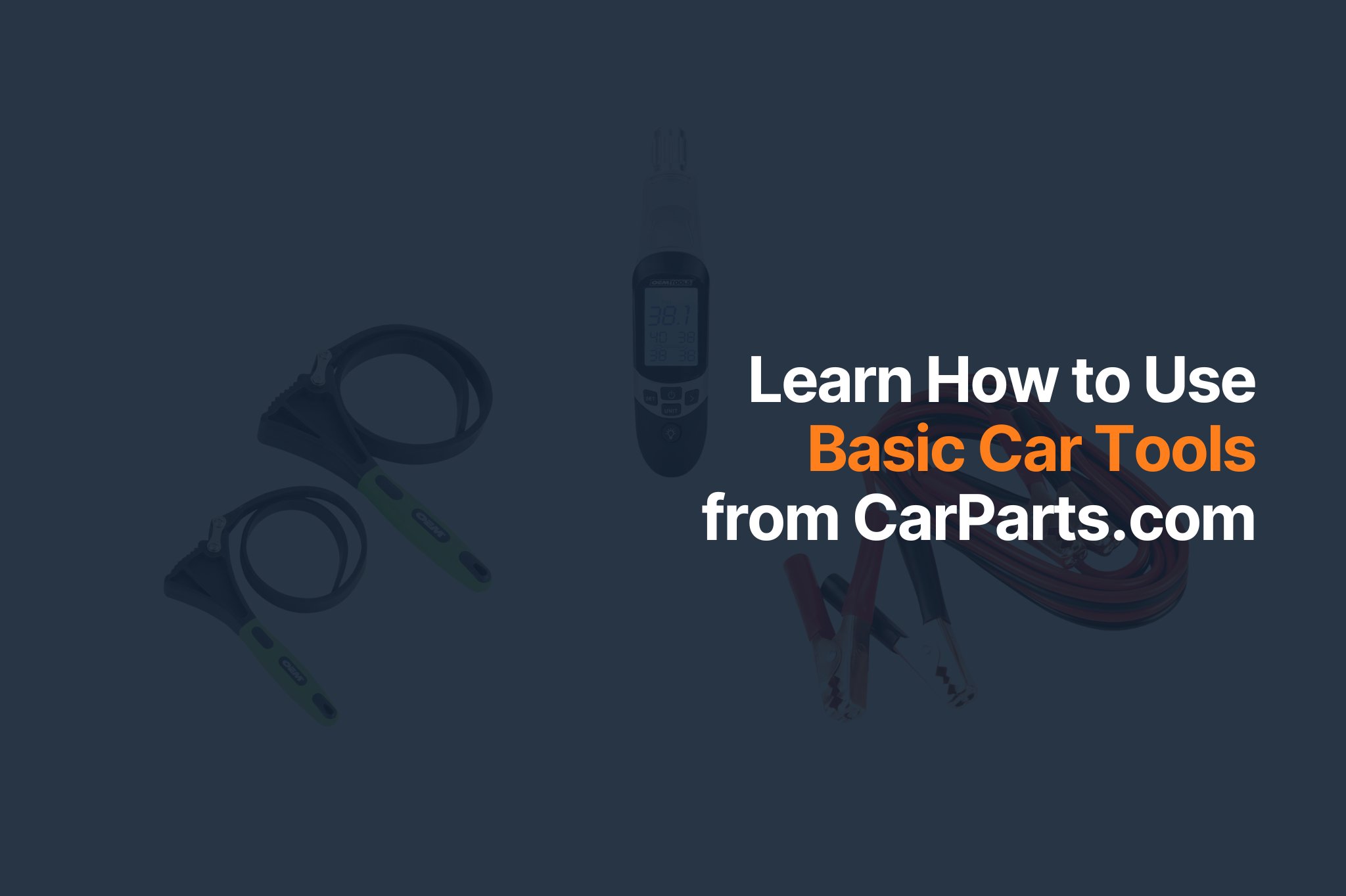 Car Consultant Shows How to Use These Basic Car Tools From CarParts.com ...