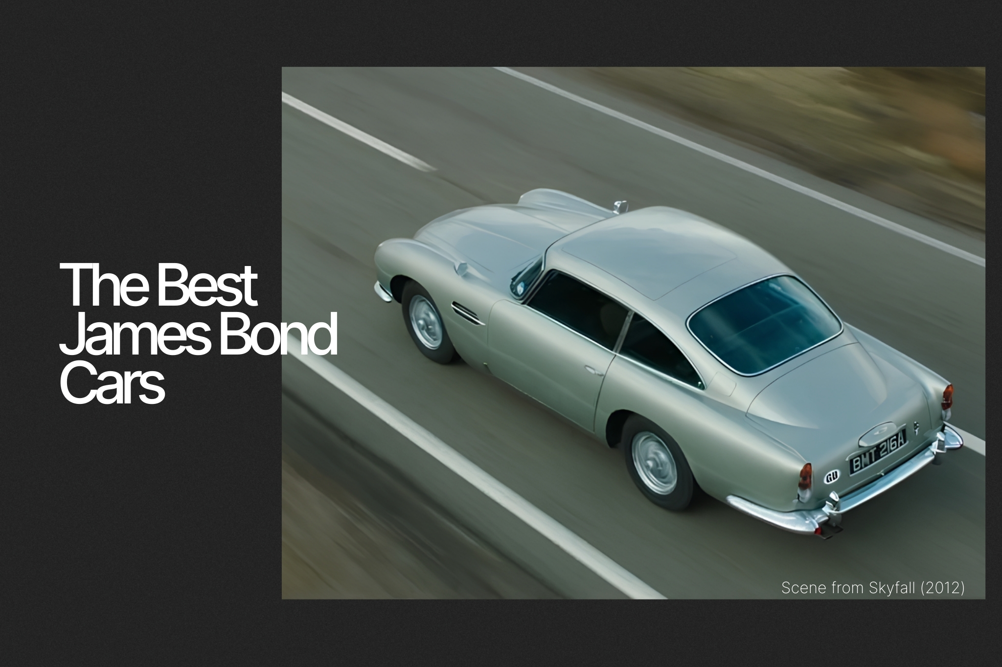 The Best James Bond Cars of All Time - In The Garage with CarParts.com